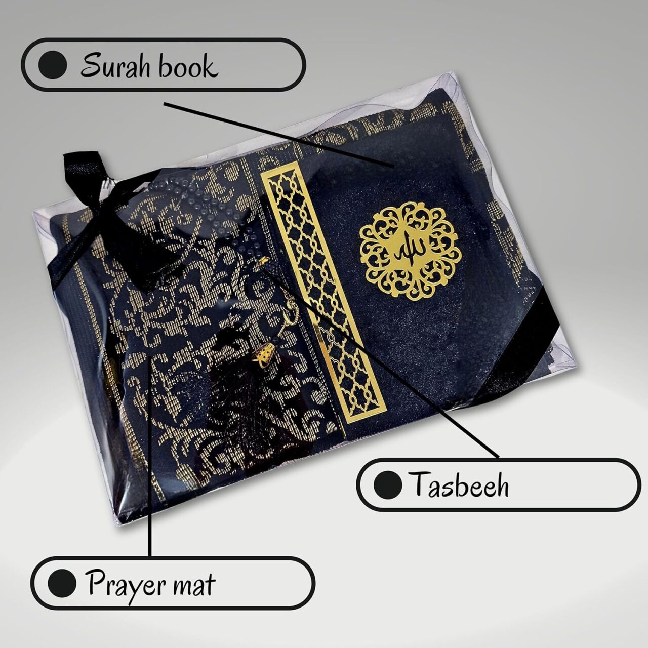 Revaayat - send Islamic Gift Set (Surah Quran Booklet, Luxury Prayer ...
